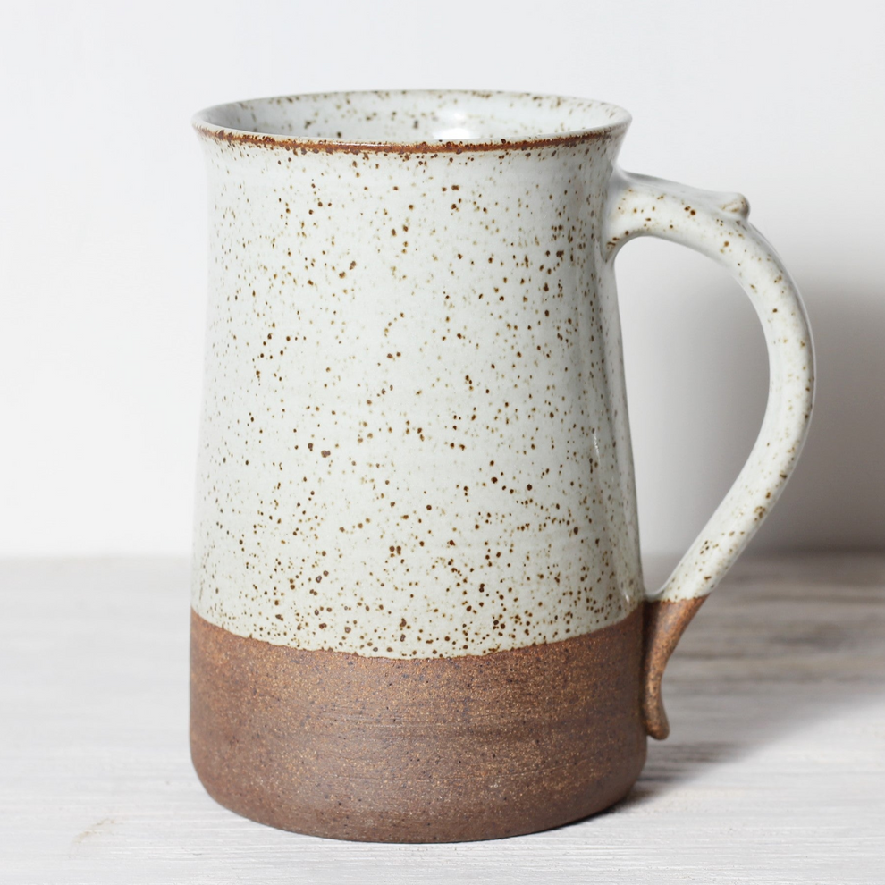 Hand Thrown Stoneware Beer Tankard - Rustic Pottery Ale Mug – The ...