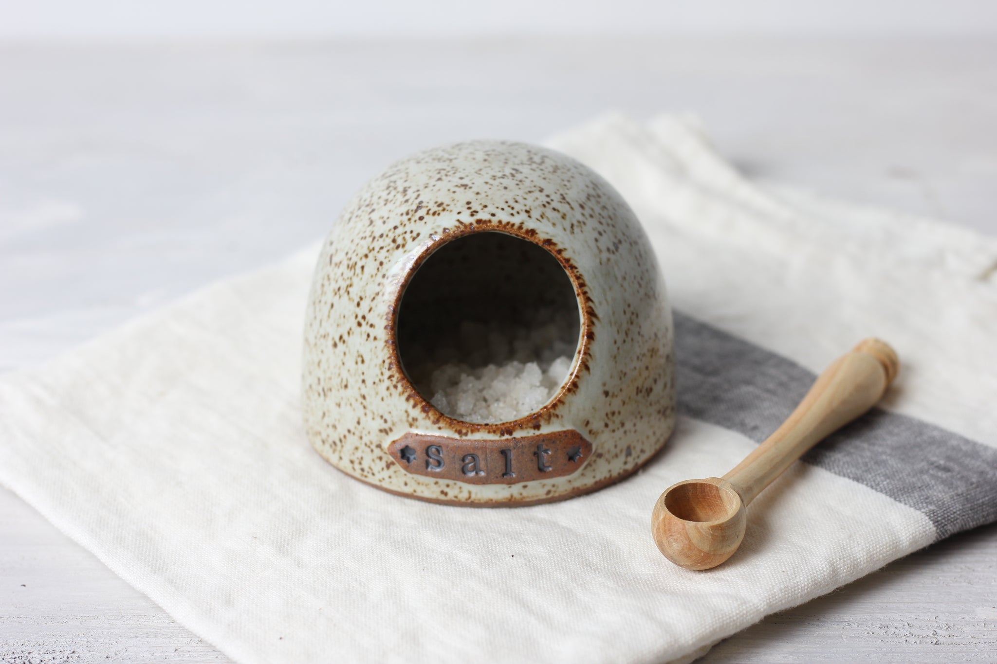 Handmade Stoneware Salt Pig. A Beautiful Place to Keep Your Salt – The ...